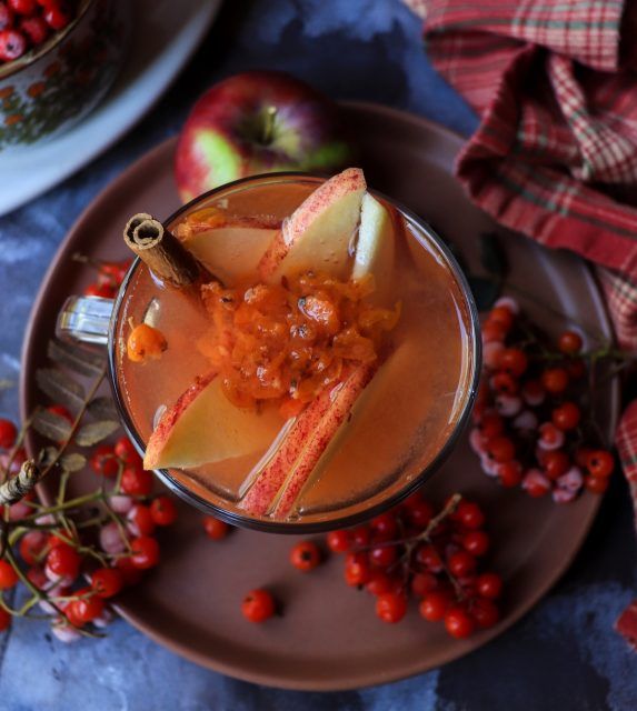 Rowan Berry Tea with Honey and Orange (Wild Herbal Tea Recipe)