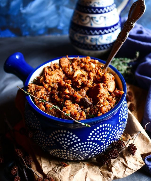 Chicken Mushroom Buckwheat - A Hearty One-Pan Dinner