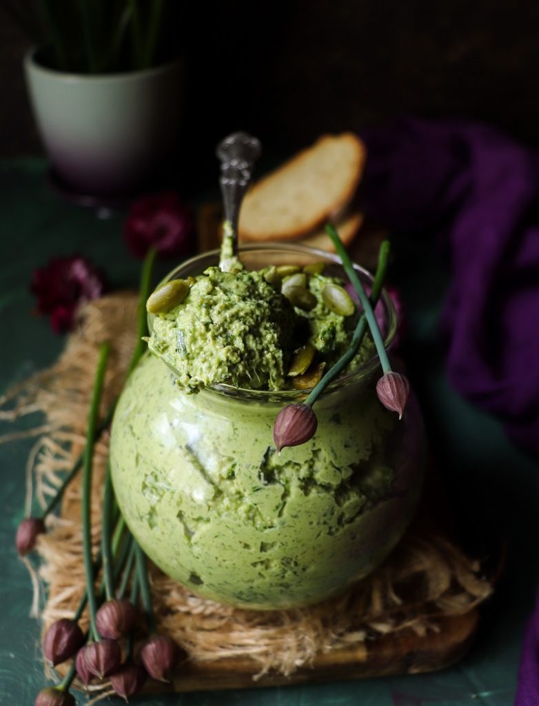 Chive Pesto Sauce Recipe