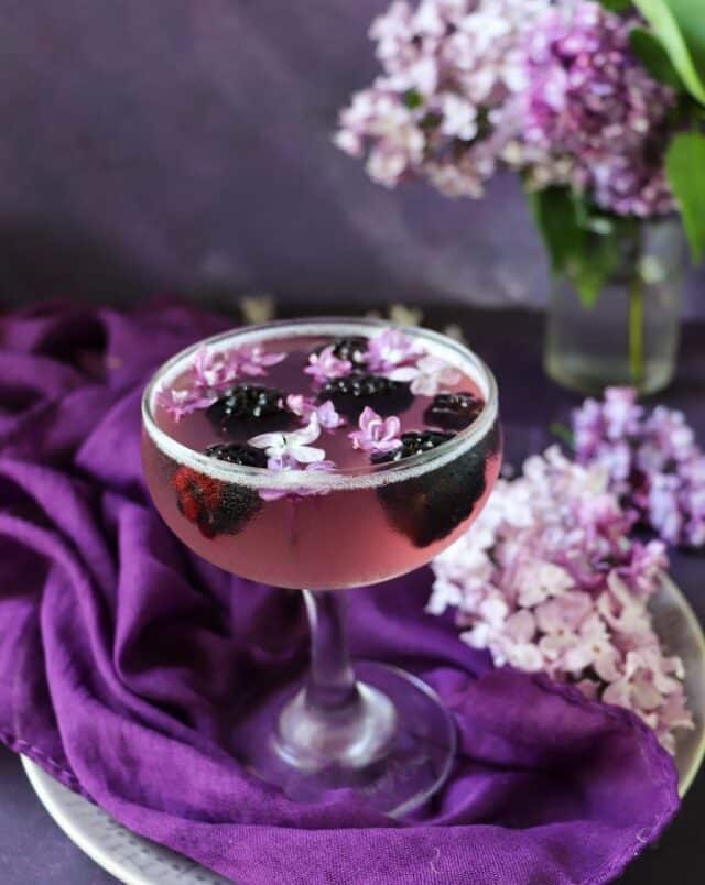 Lilac Jello - Elegant Floral Dessert with Lilac Syrup