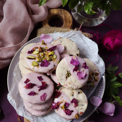 Rose Jam Goat Cheese (With Rose Petal Jam)