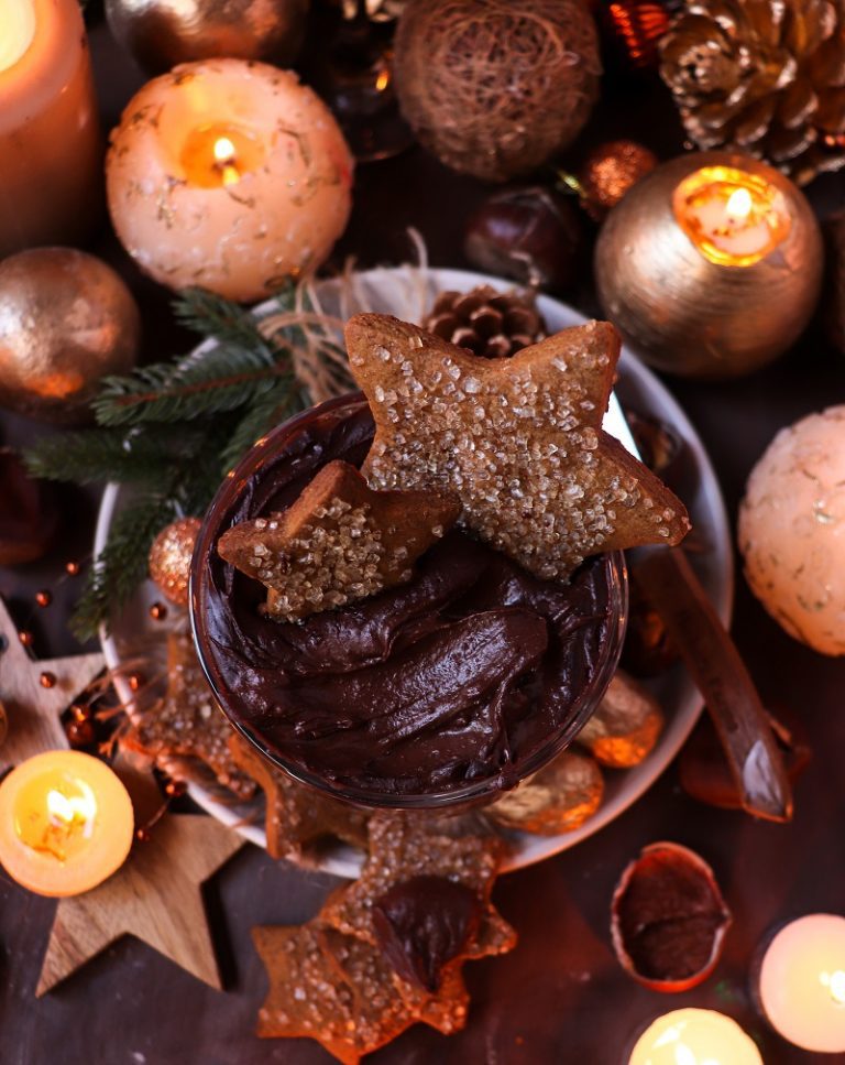 Chocolate Chestnut Dessert Spread with Honey and Whiskey
