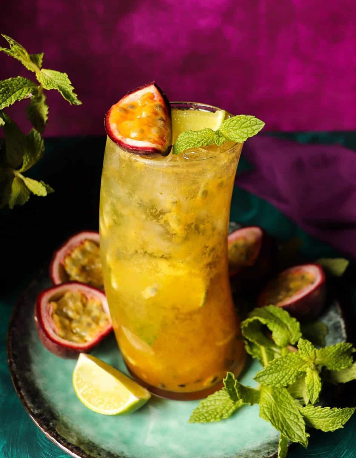 Passion Fruit Mojito Cocktail