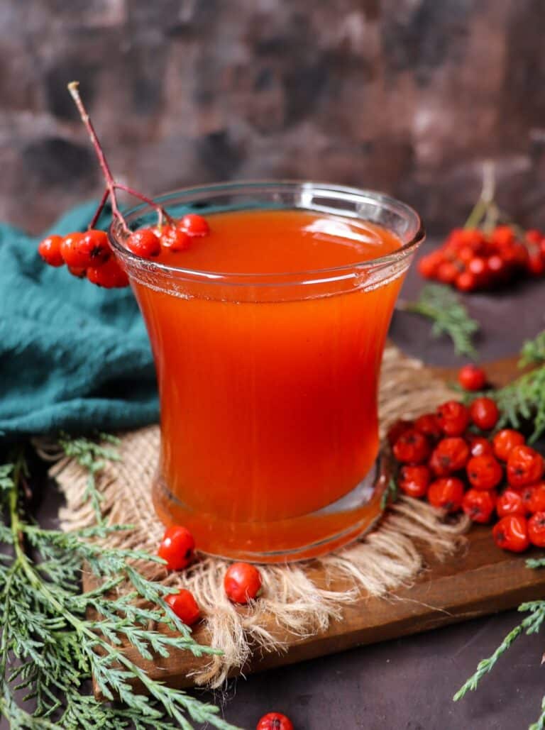 Rowan Berry Syrup (And How to Make Rowan Berries Less Bitter!)