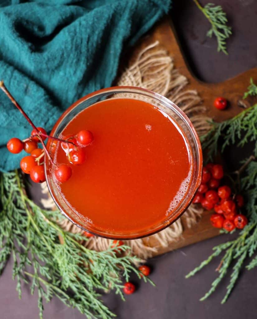 Rowan Berry Syrup (And How to Make Rowan Berries Less Bitter!)