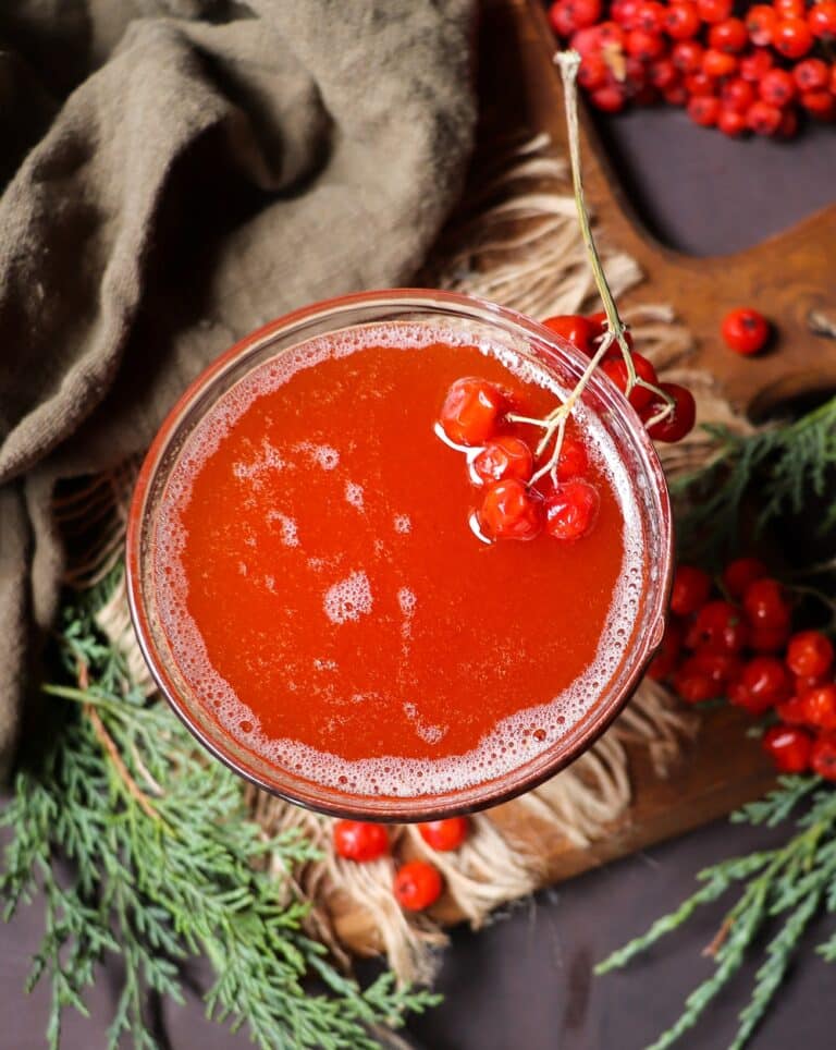 Rowan Berry Syrup (And How to Make Rowan Berries Less Bitter!)