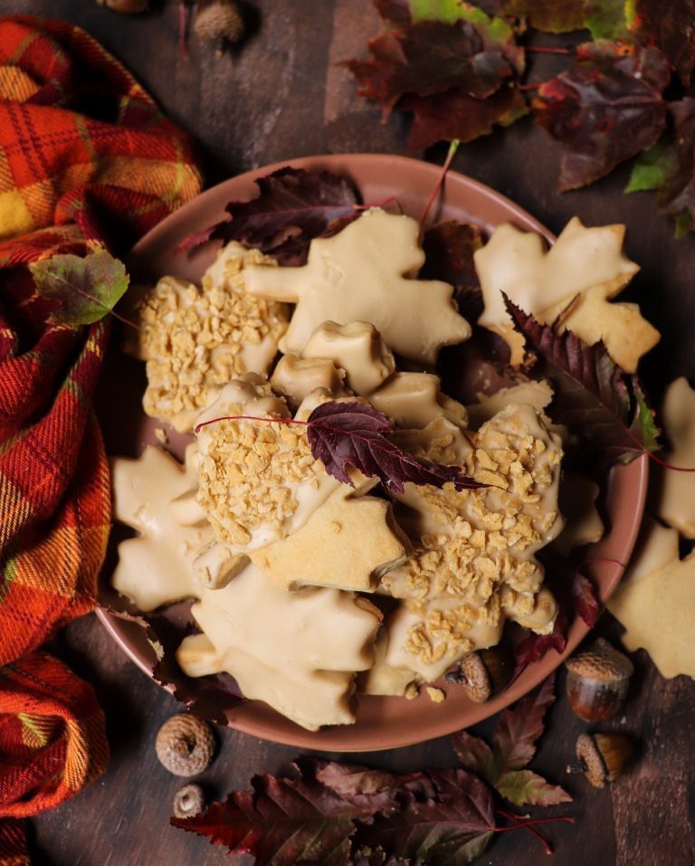 Maple Shortbread Cookies (With Luscious Maple Glaze)