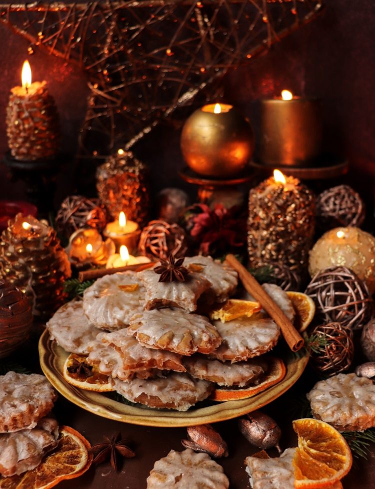 Orange Clove Christmas Cookies - Festive Spiced Shortbread