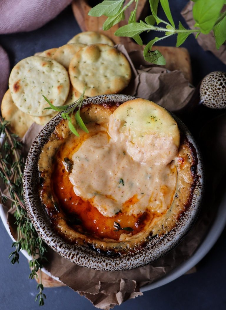 Baked Cheese Dip with Smoked Paprika and Thyme