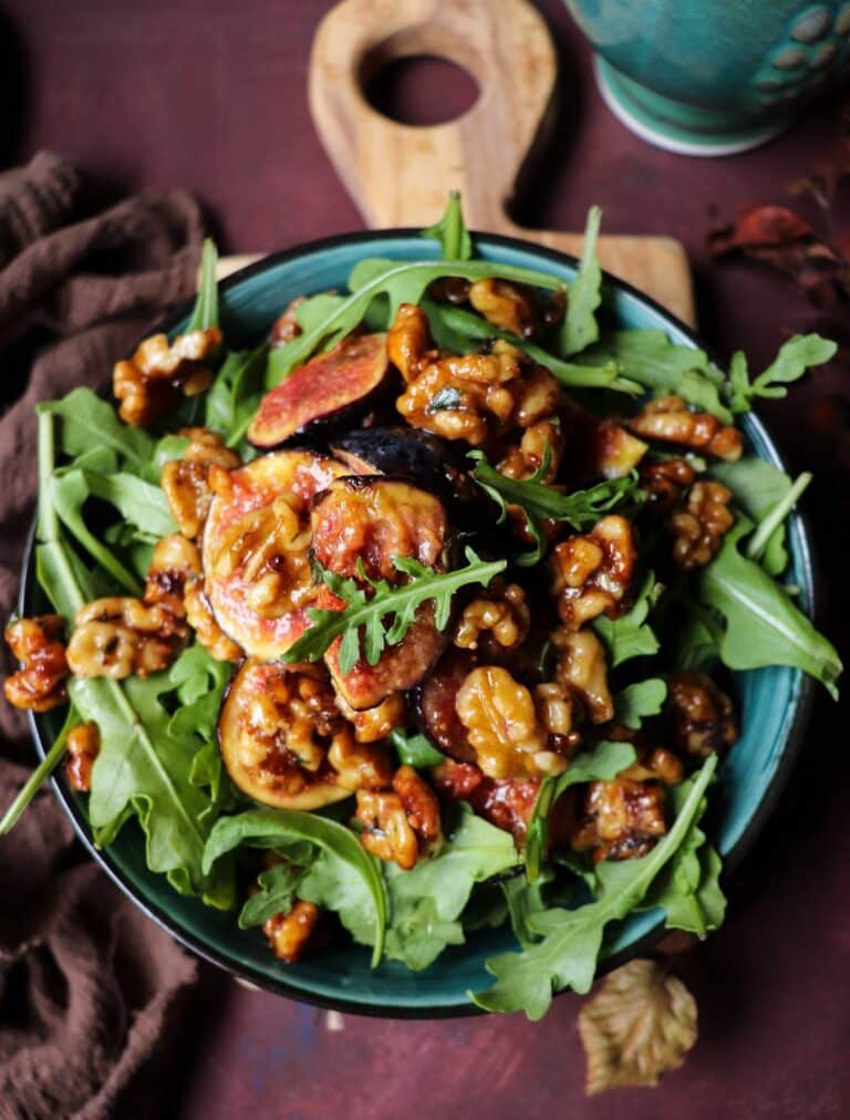 Caramelized Fig Walnut Salad