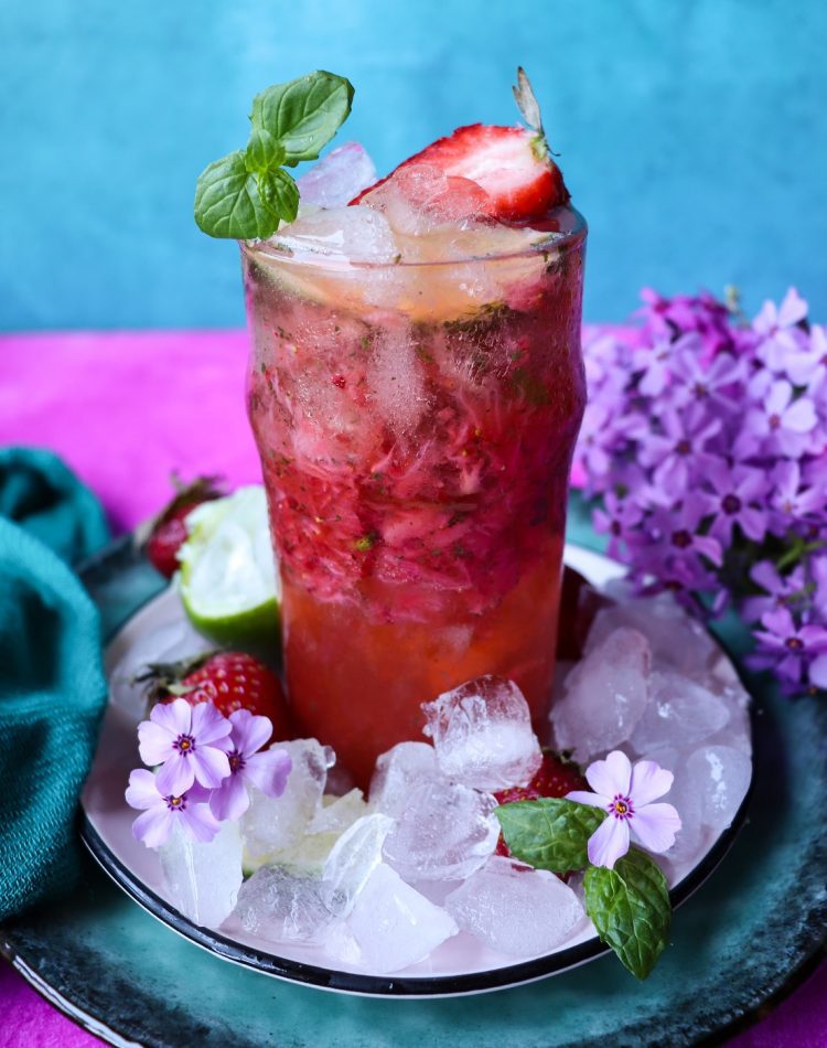 Strawberry Mojito - Fresh, Minty, and Perfect for Summer