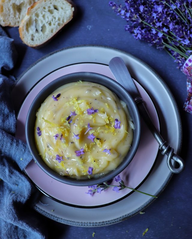 Lavender Lemon Honey Butter (Compound Butter Recipe)