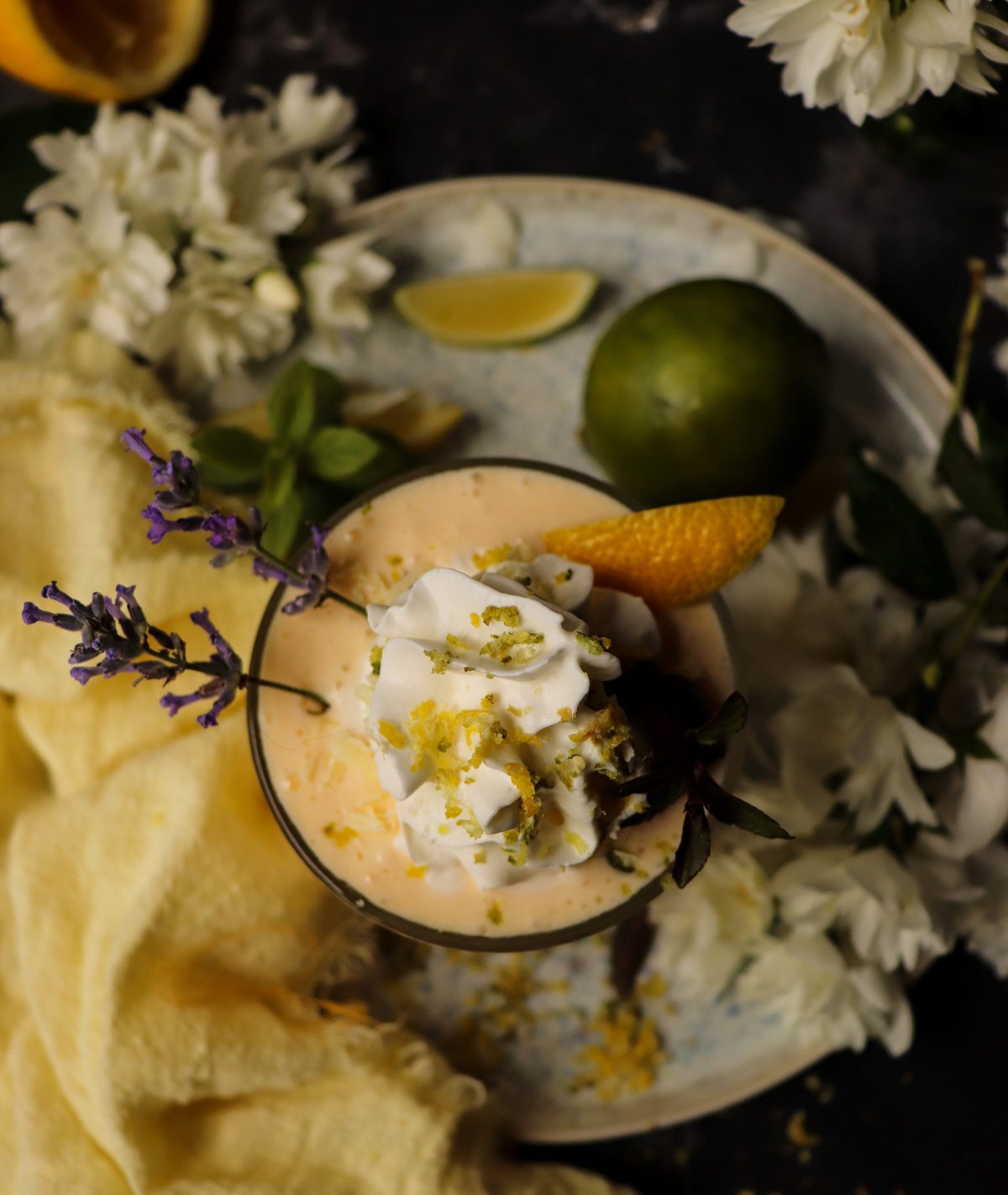 Limoncello Milkshake - Creamy Boozy Lemon Dessert