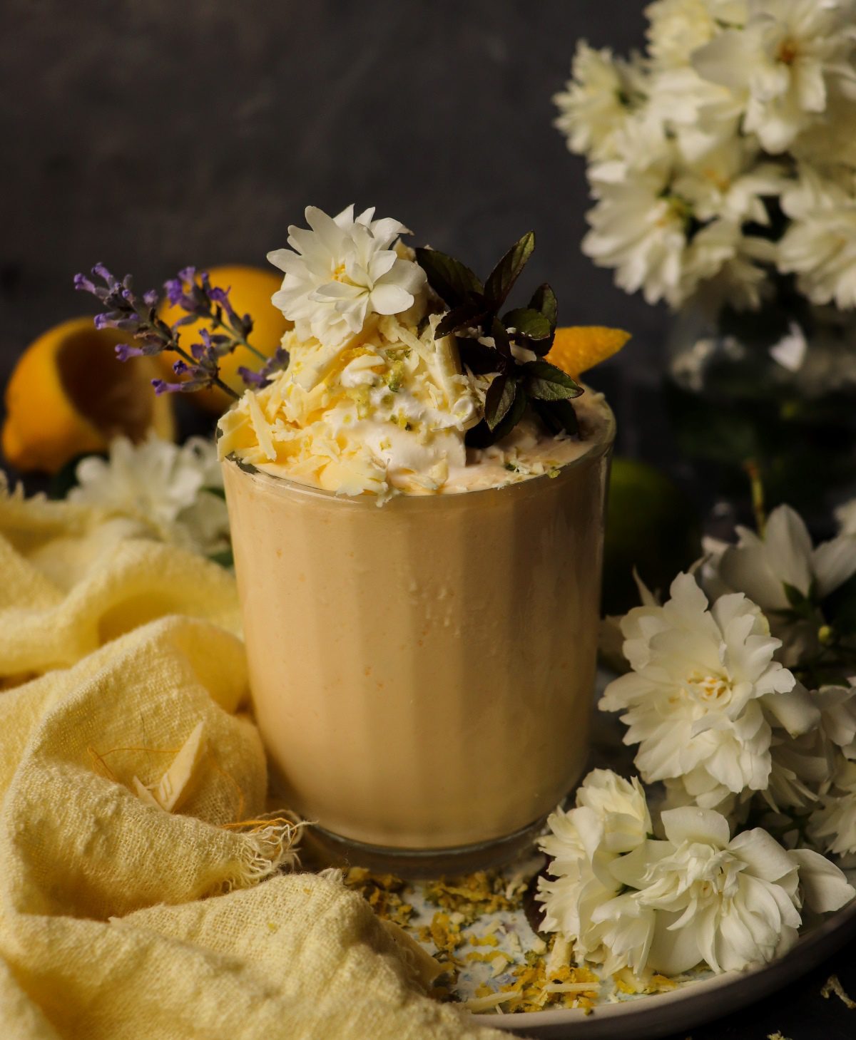 Limoncello Milkshake - Creamy Boozy Lemon Dessert