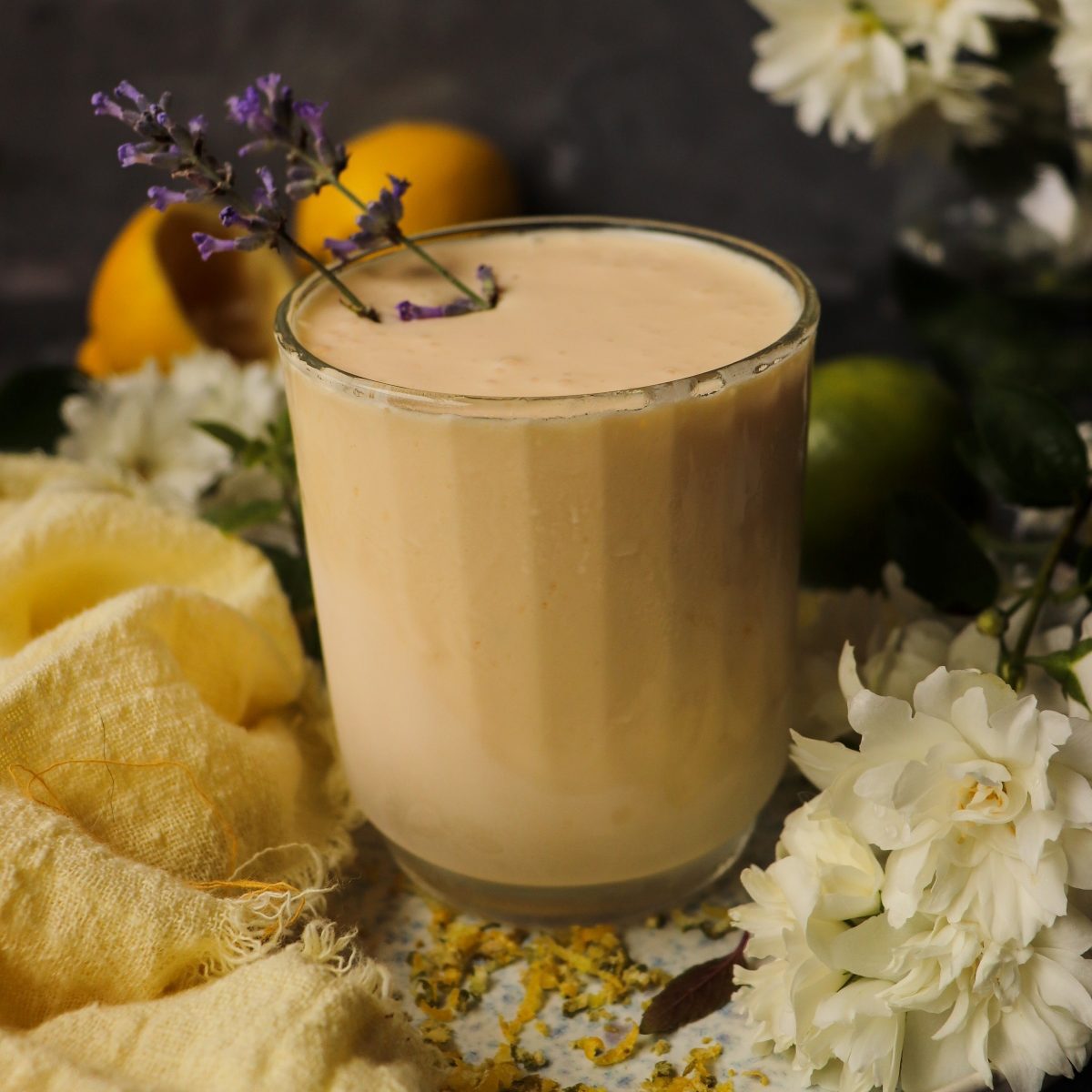 Limoncello Milkshake - Creamy Boozy Lemon Dessert