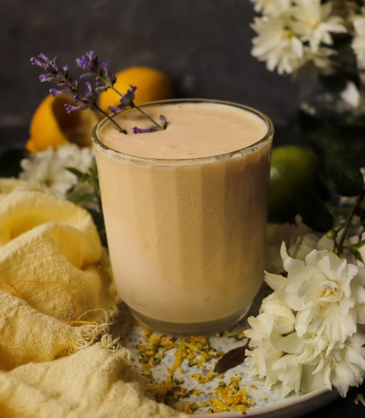 Limoncello Milkshake - Creamy Boozy Lemon Dessert