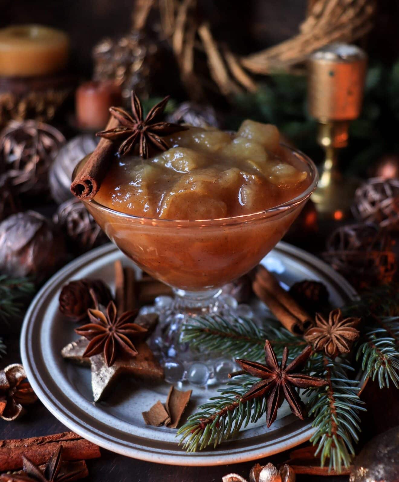 Festive Pear Brandy Jam - A Less-Sweet Holiday Recipe