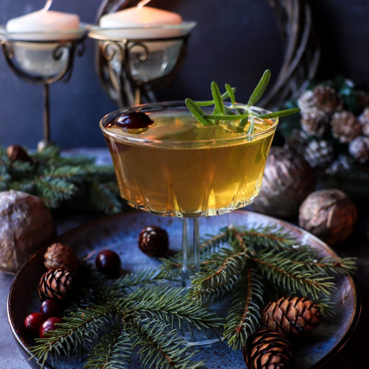 Spruce Cocktail (With Spruce-infused Syrup) | Havoc in the Kitchen