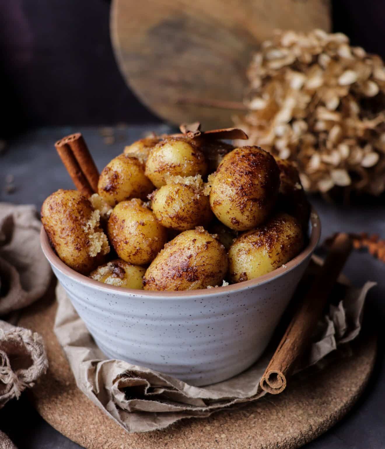 Cinnamon Butter Gnocchi - A Sweet Italian Dessert