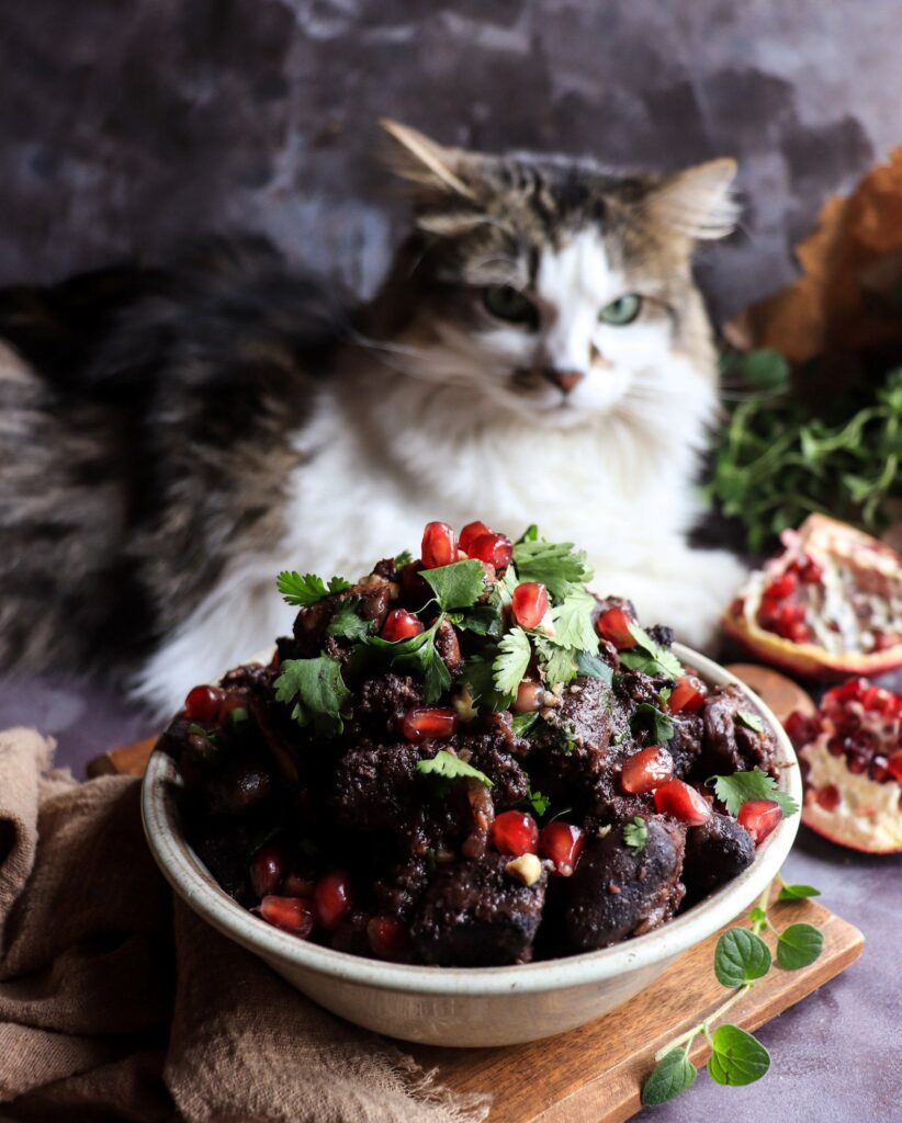 Kuchmachi - Georgian Offal Stew (with walnuts and pomegranate)