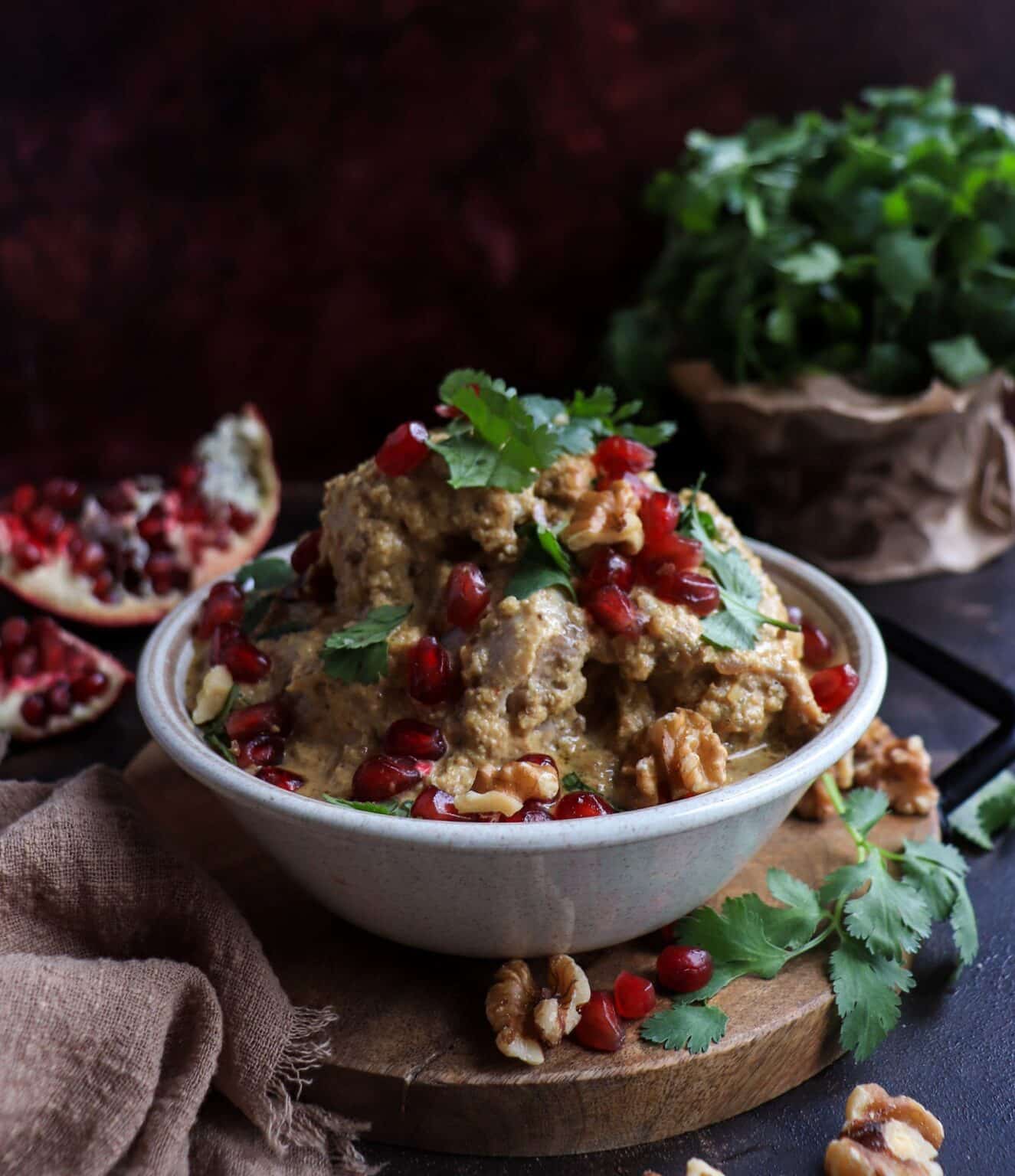 Satsivi - Georgian Chicken in Walnut Sauce