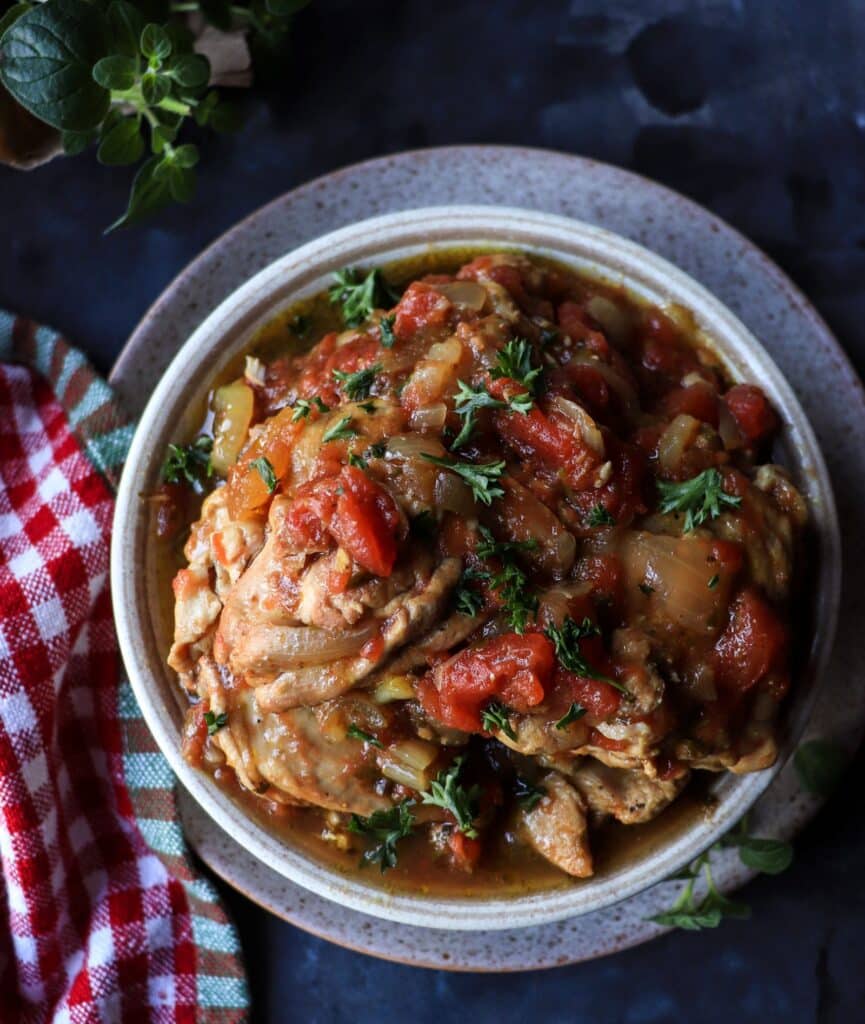 Chakhokhbili - Georgian Chicken Stew