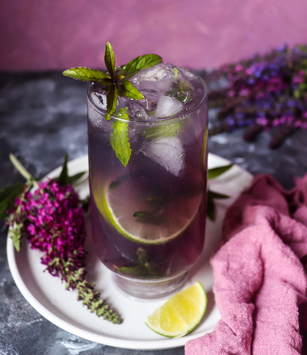 Empress 1908 Gin Mojito - A Stunning Indigo Cocktail