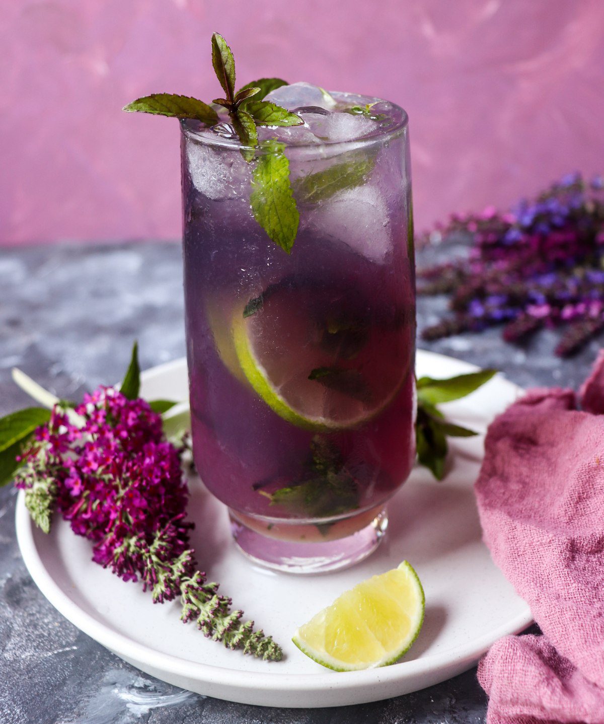 Empress 1908 Gin Mojito - A Stunning Indigo Cocktail