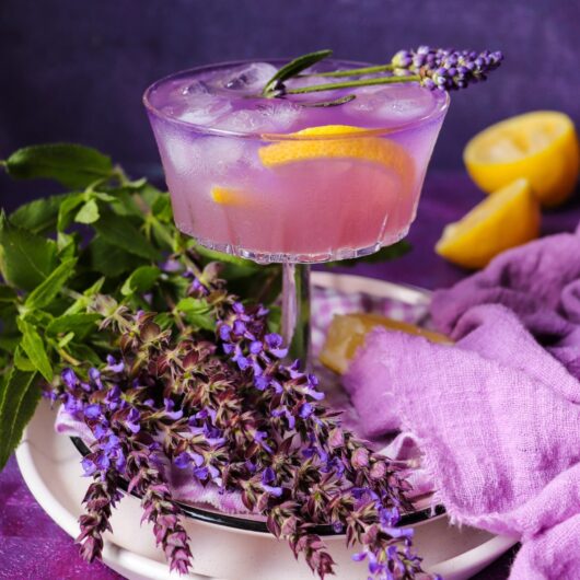 Lavender Limoncello Gin Cocktail with Empress 1908 Gin