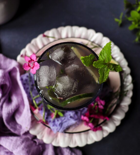 Violet Mojito - A Floral Twist with Crème de Violette
