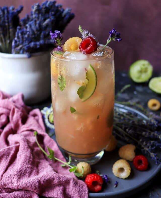 Lavender Raspberry Mojito