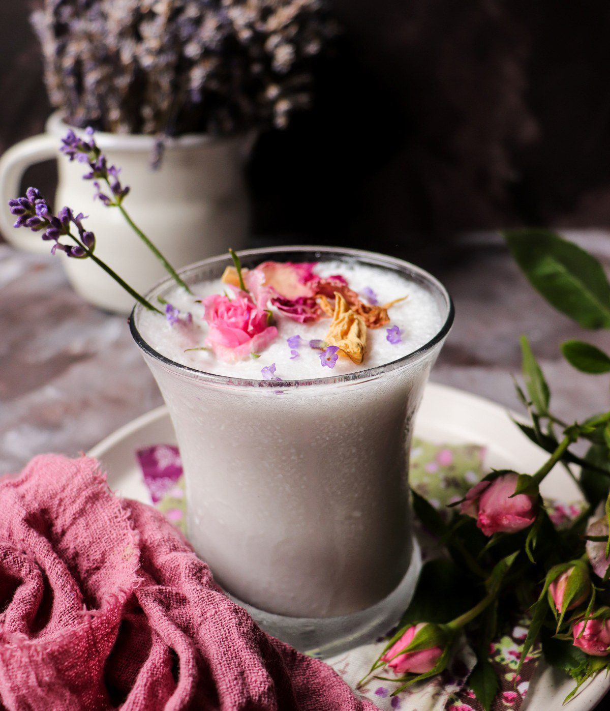 Lavender Rose Milkshake