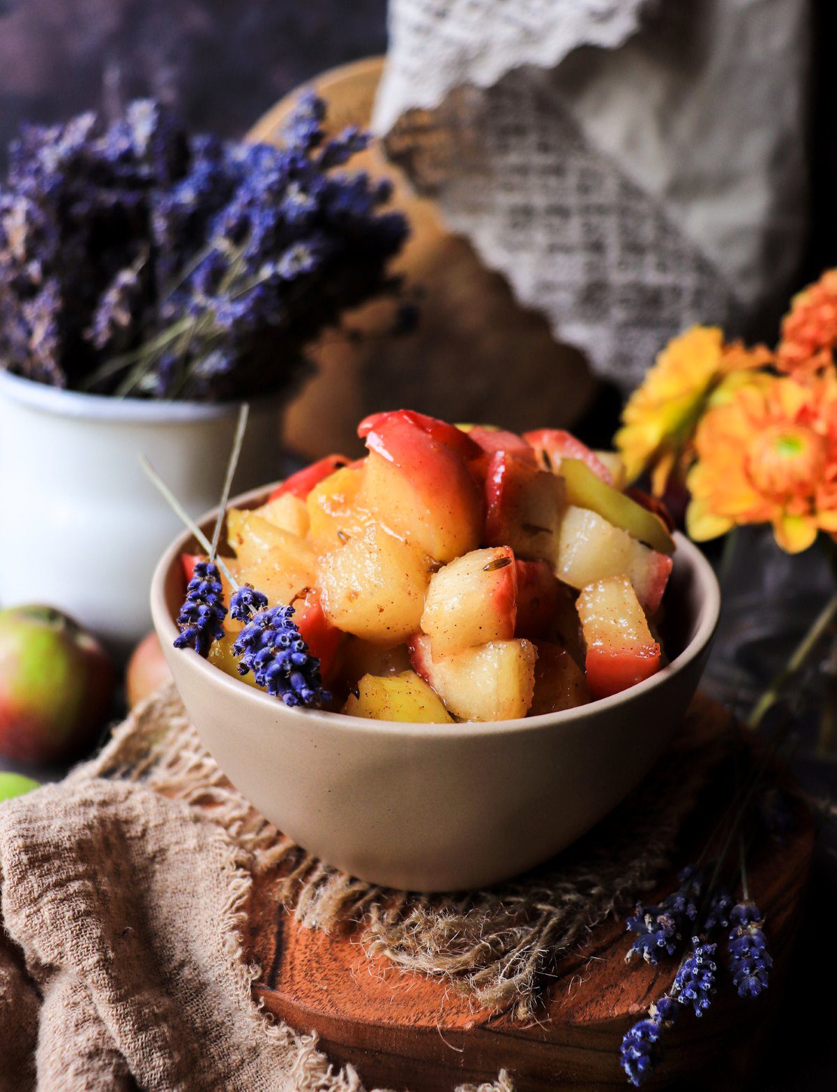Lavender Maple Sautéed Apples (15-Minute Skillet Recipe)