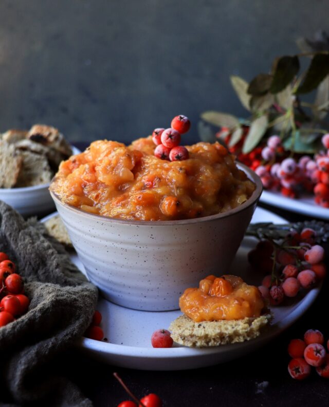 Orange Rowan Berry Jam