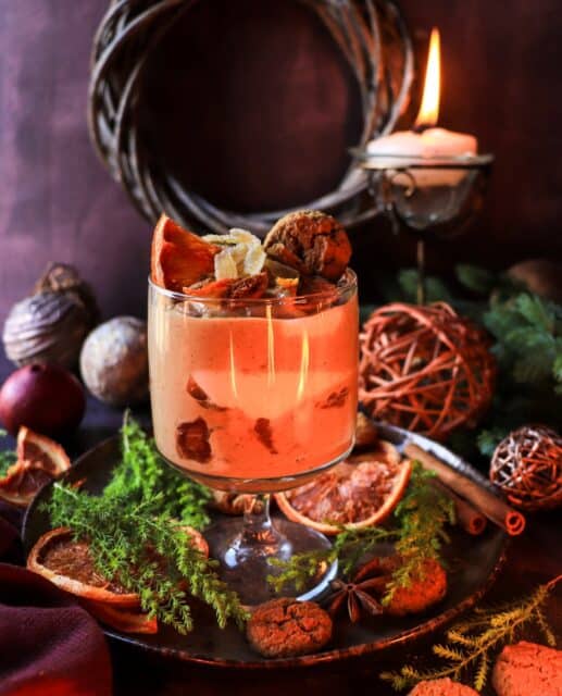 Festive Gingerbread Greek Yogurt Trifle