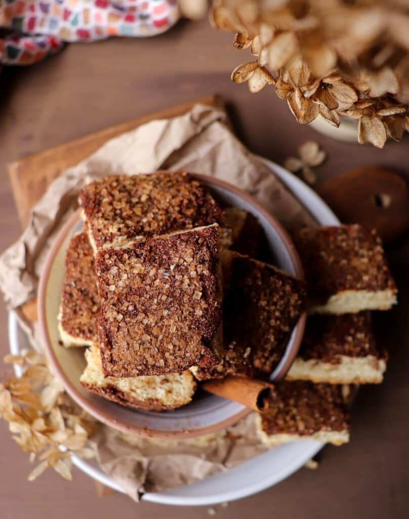 Cinnamon Sugar Shortbread Cookies with a Light, Crumbly Texture