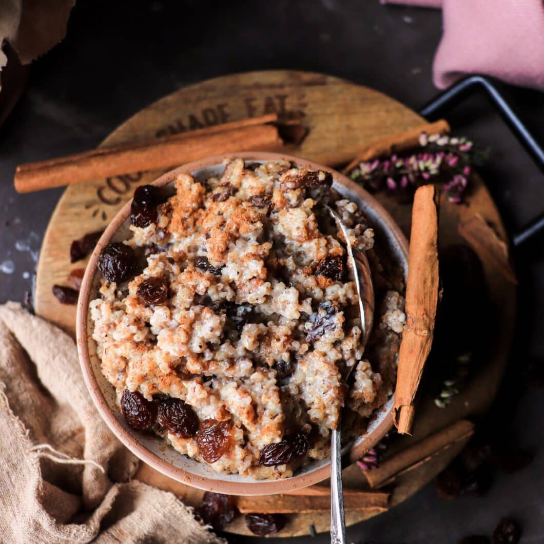 Creamy Prune Millet Porridge