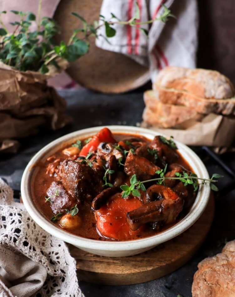 Classic Beef Bourguignon - Traditional French Beef Stew