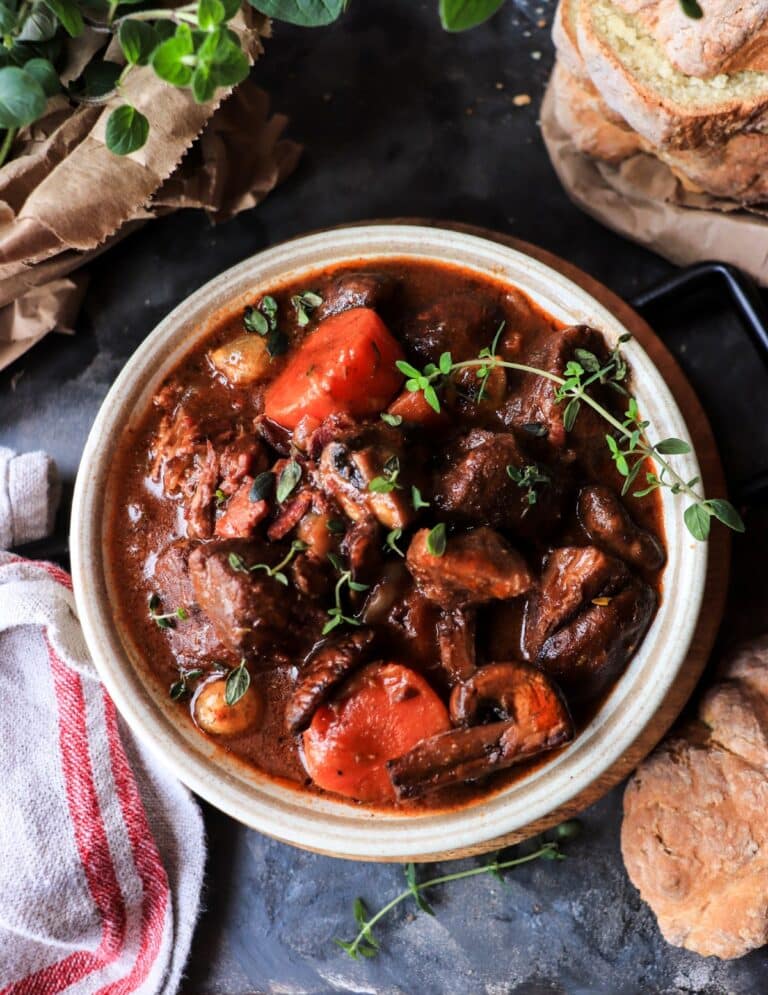 Classic Beef Bourguignon - Traditional French Beef Stew