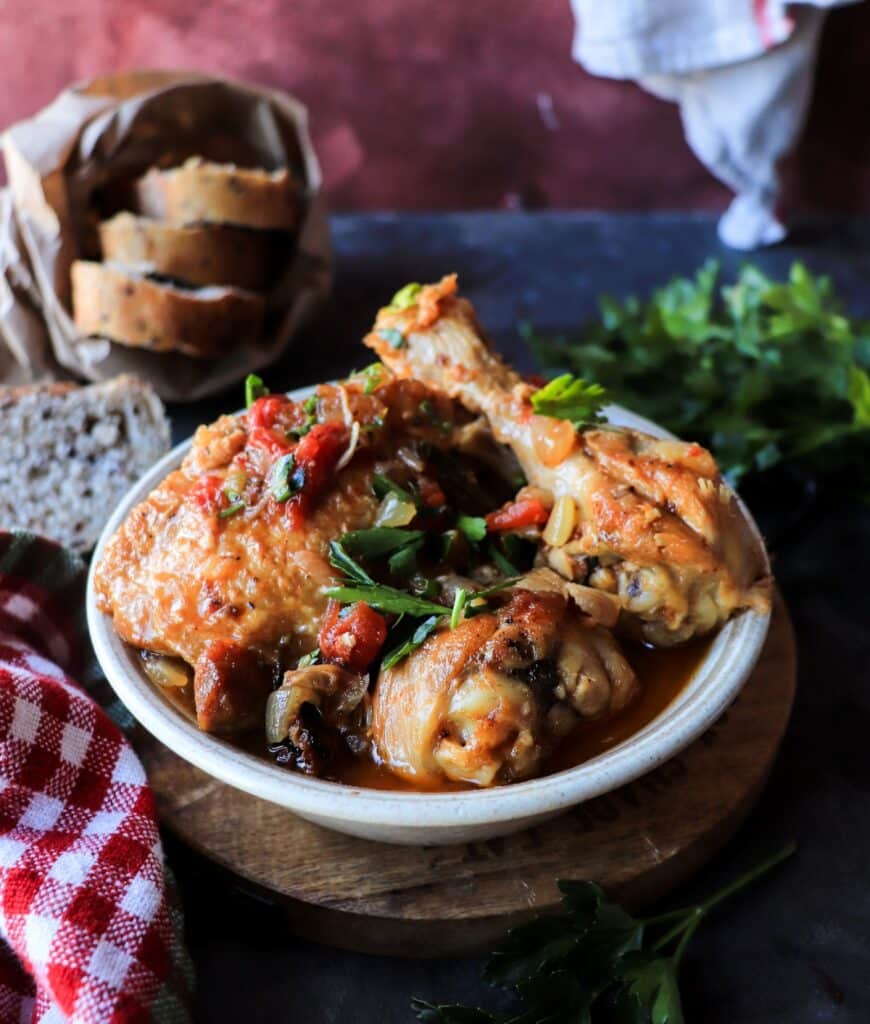 Traditional Chicken Cacciatore (Pollo alla Cacciatora)