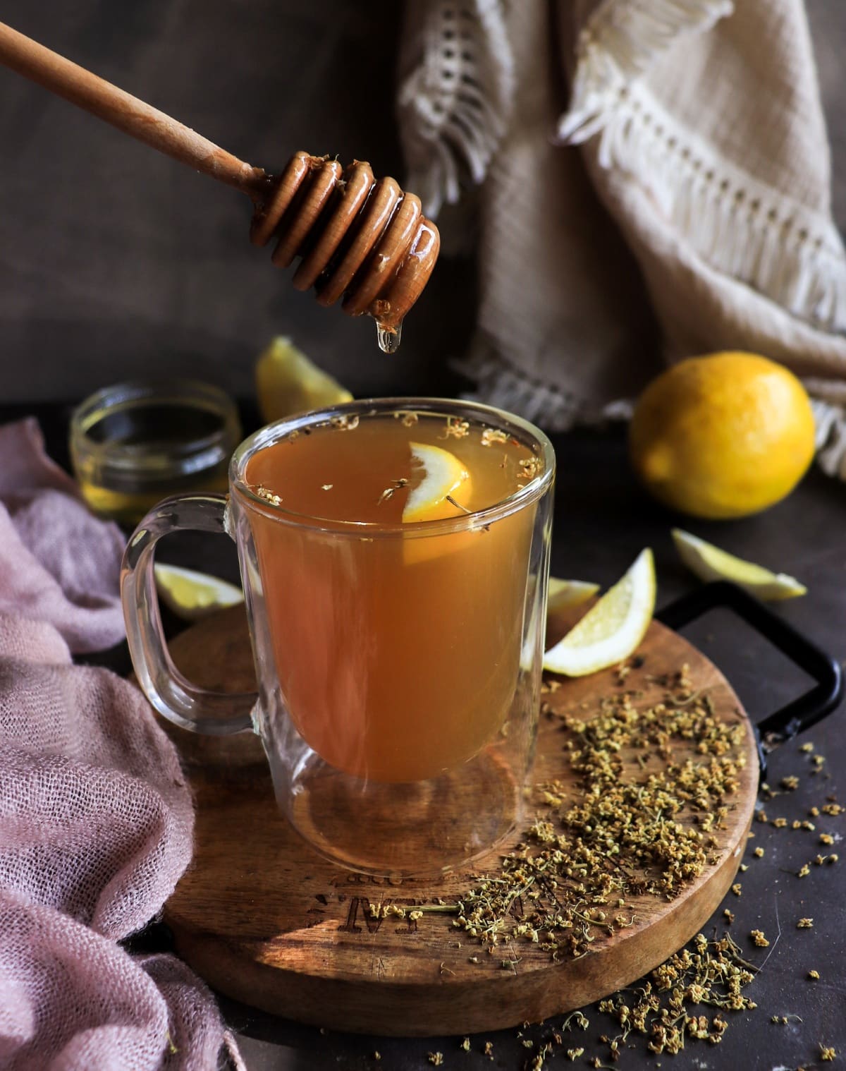 Elderflower Tea with Lemon and Honey - A Brewing Guide